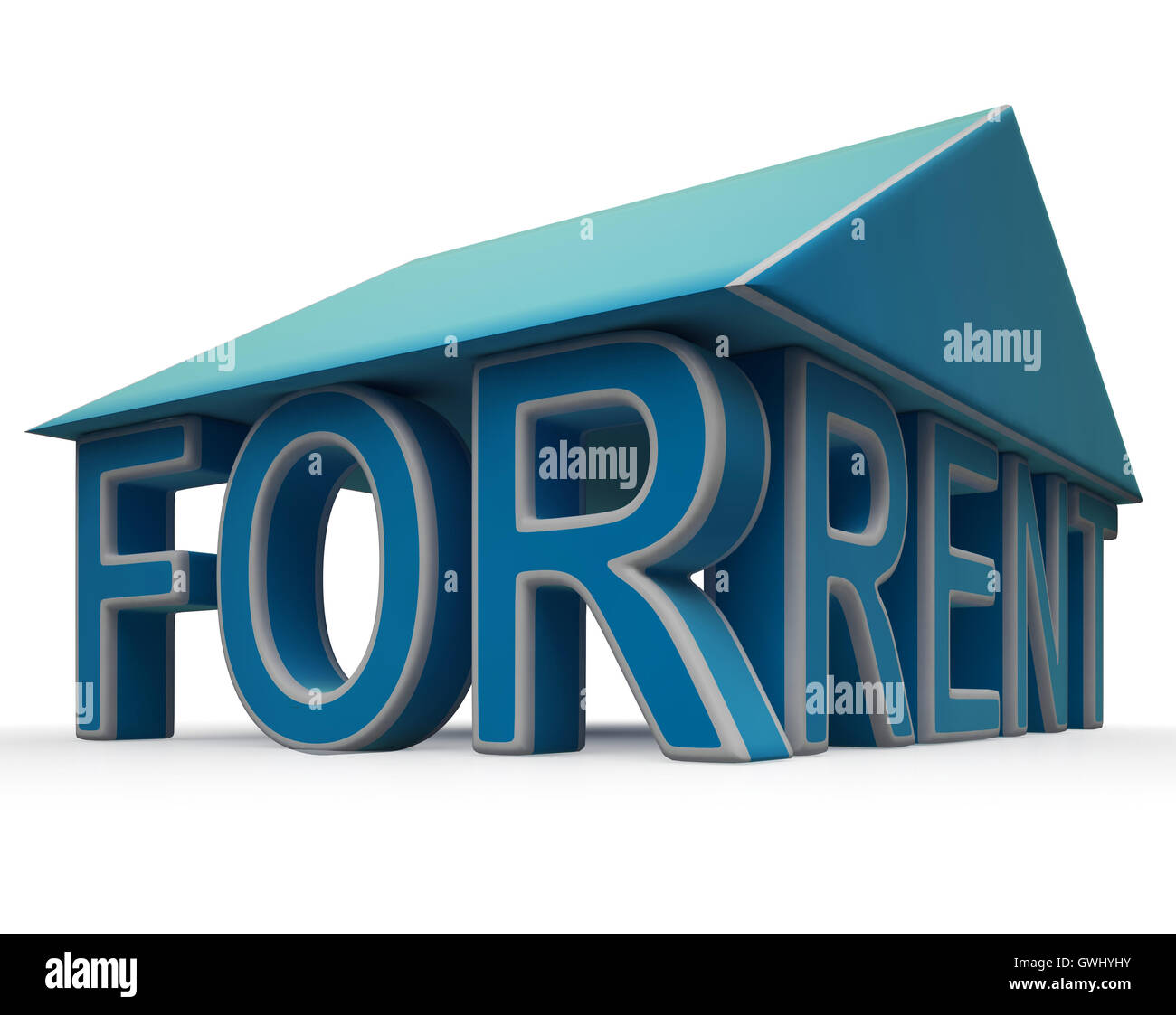 House rent sign hi-res stock photography and images - Alamy