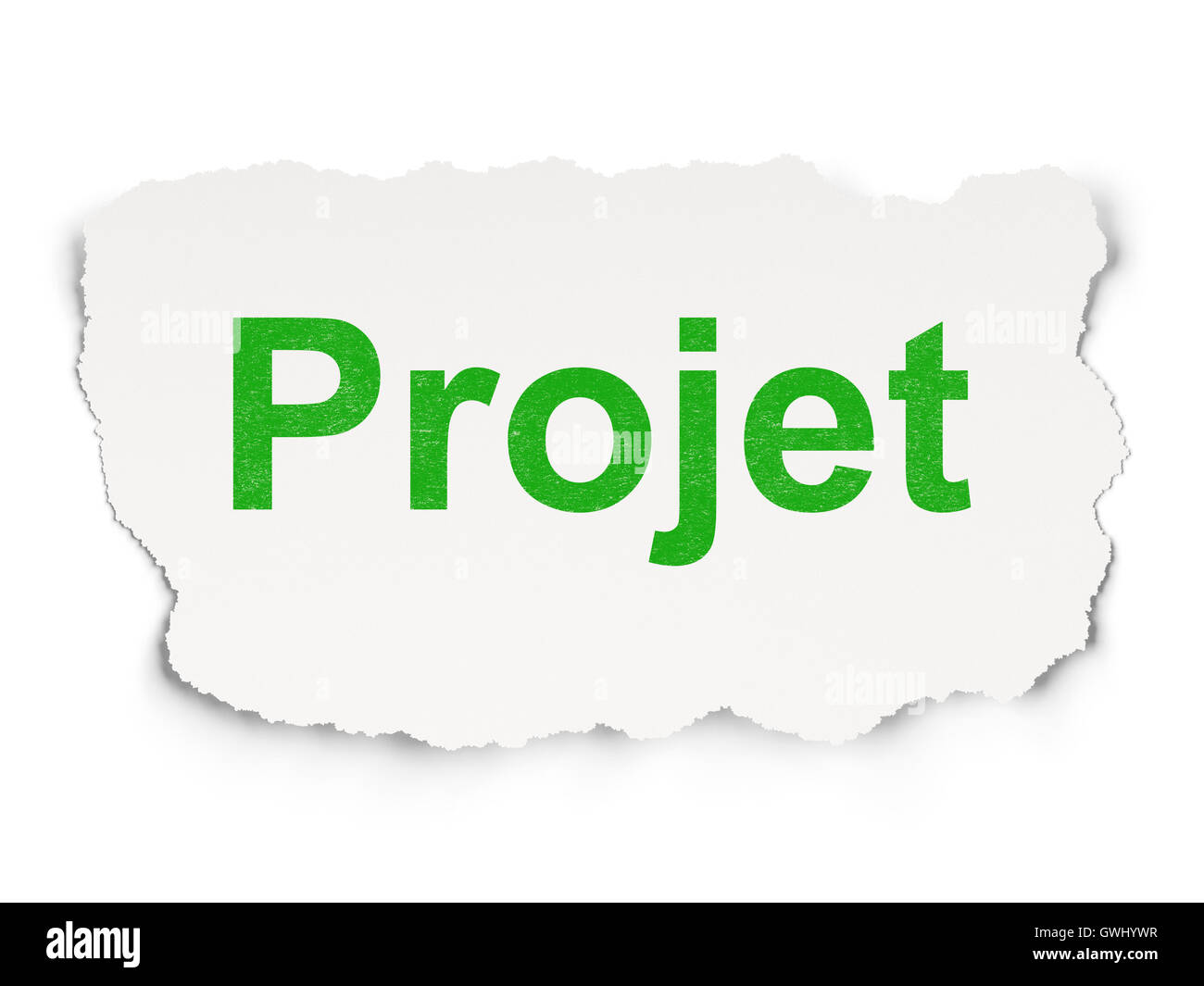 Finance concept: Projet(french) on Paper background Stock Photo - Alamy