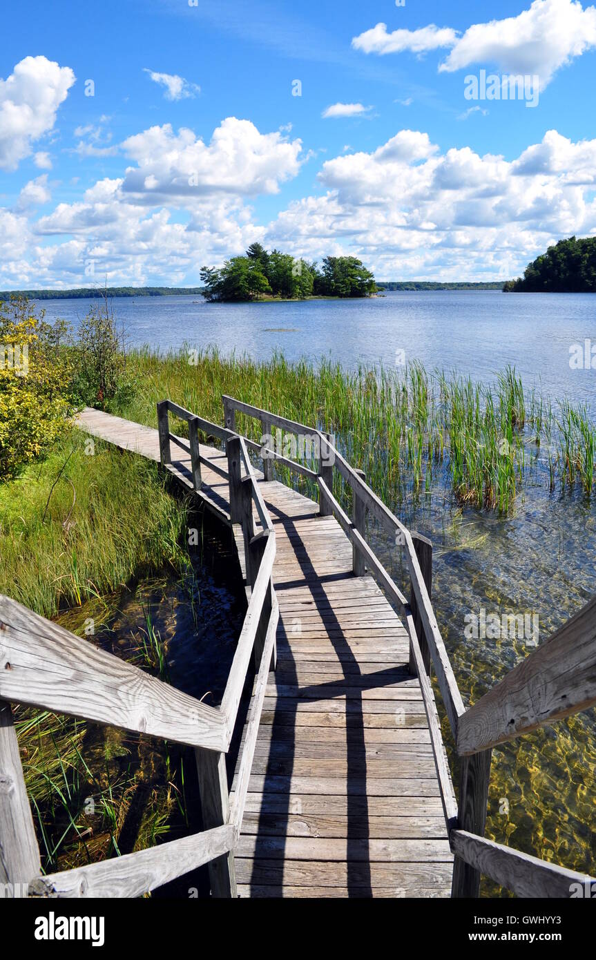 Boardwalk into beauty Stock Photo - Alamy