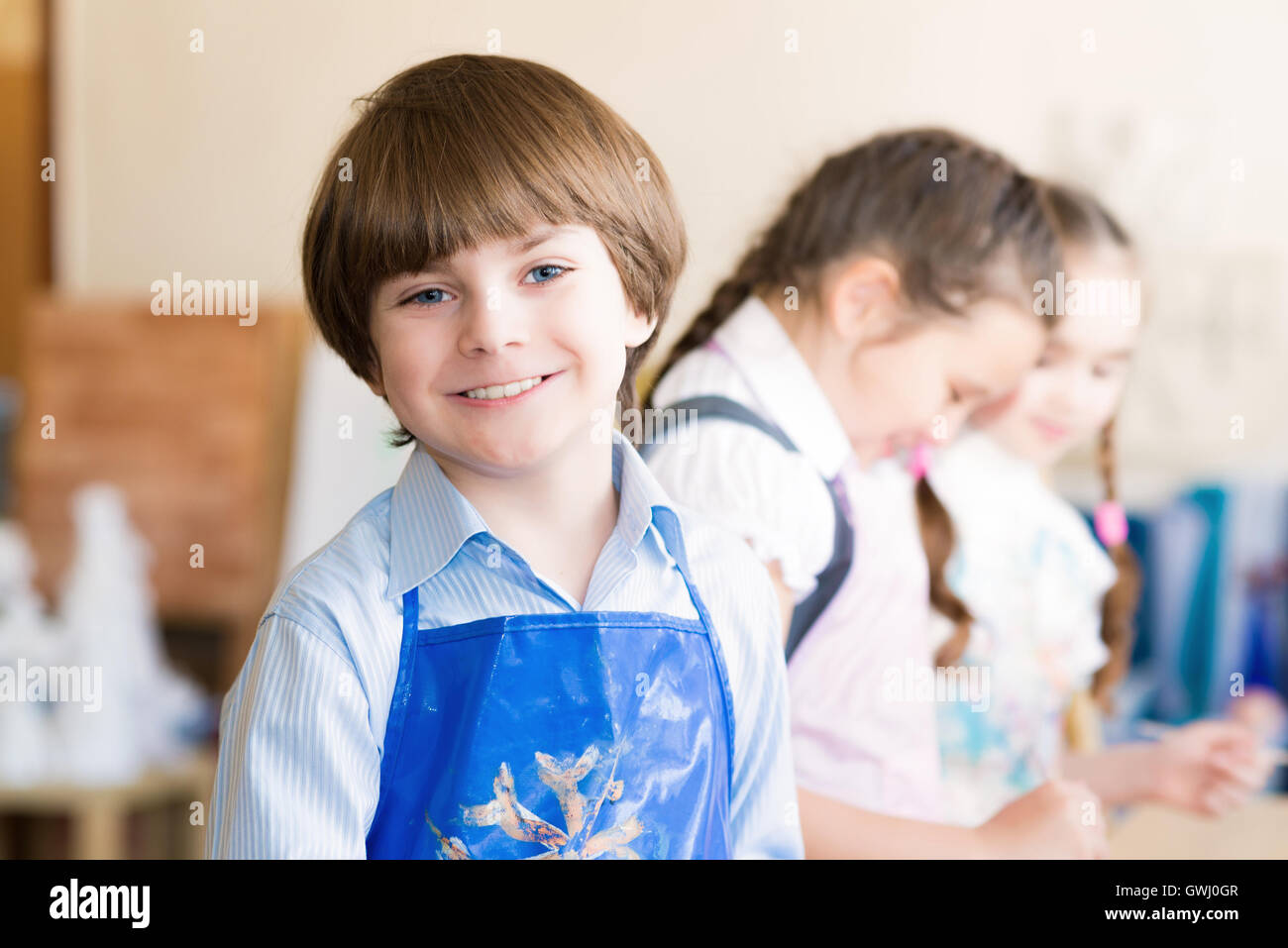 portrait of a nice boy Stock Photo - Alamy