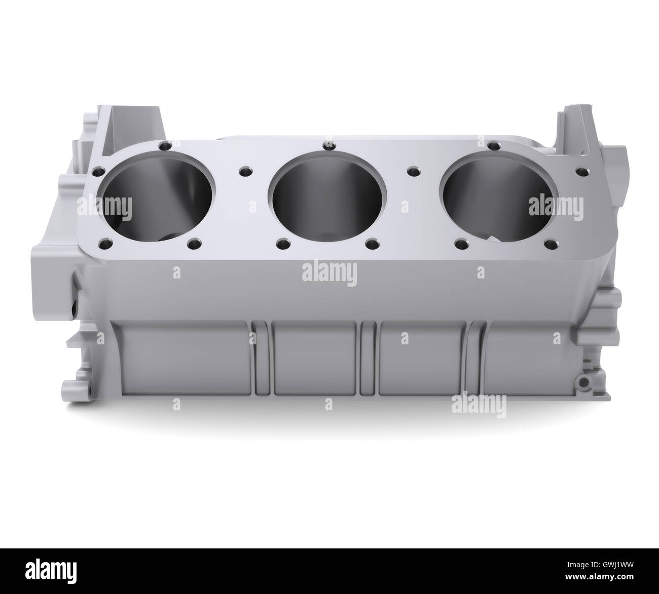 Silver cylinders Cut Out Stock Images & Pictures - Alamy