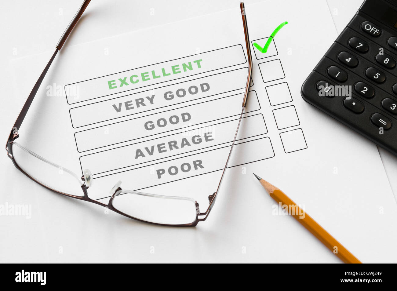 Excellent average poor hi-res stock photography and images - Alamy