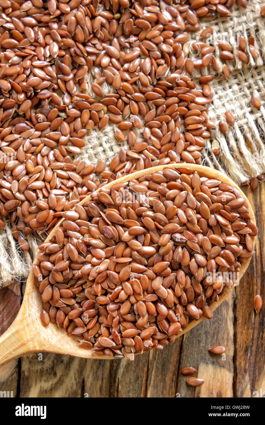 Closeup detail flax seeds hi-res stock photography and images - Alamy