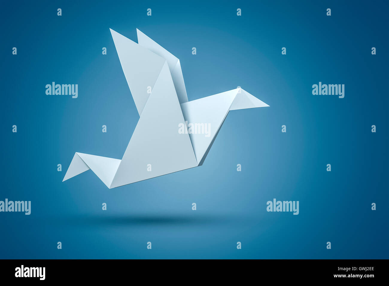 Origami bird logo hi-res stock photography and images - Alamy