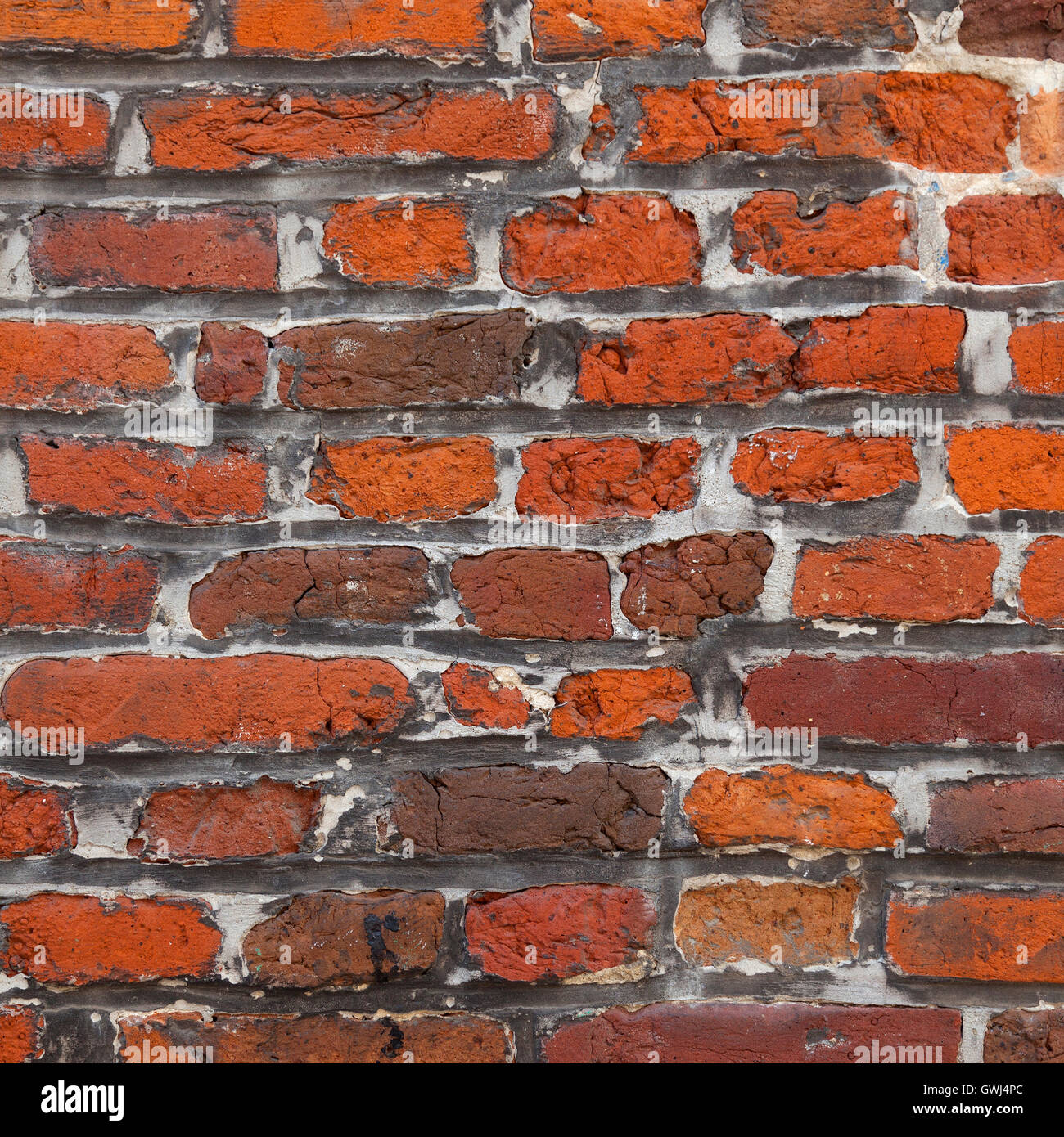 Red brick wall part hi-res stock photography and images - Alamy