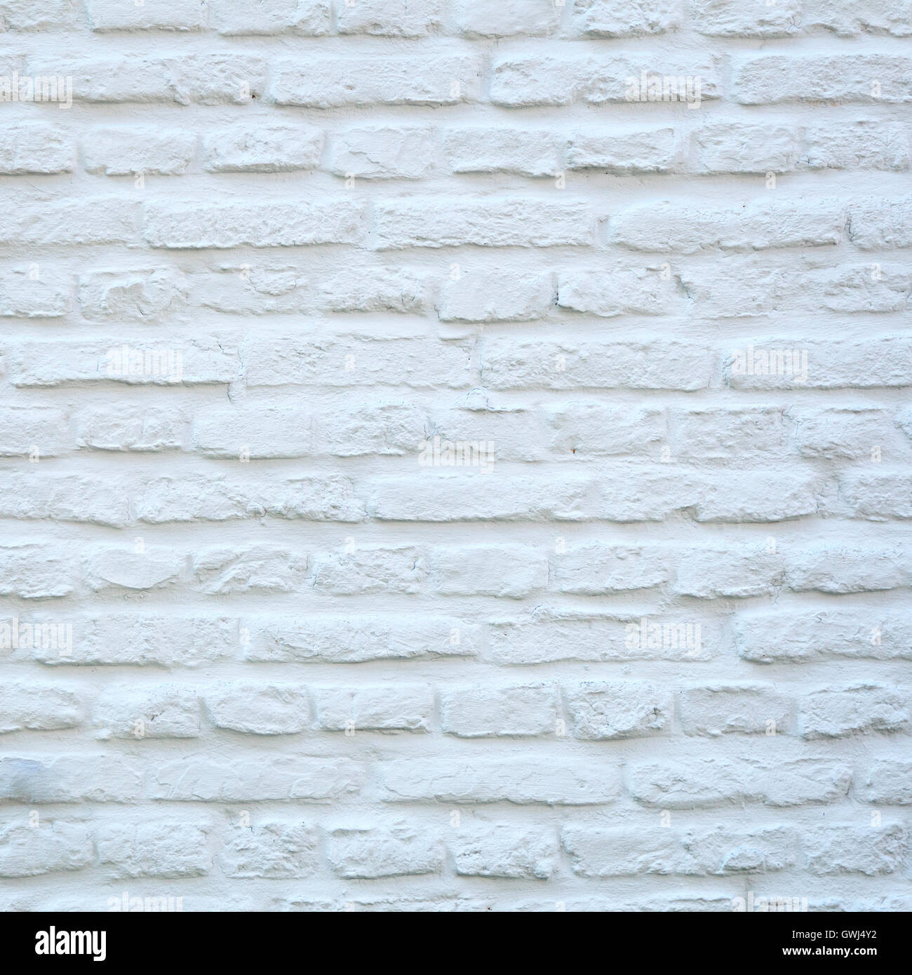 square part of white painted brick wall Stock Photo - Alamy