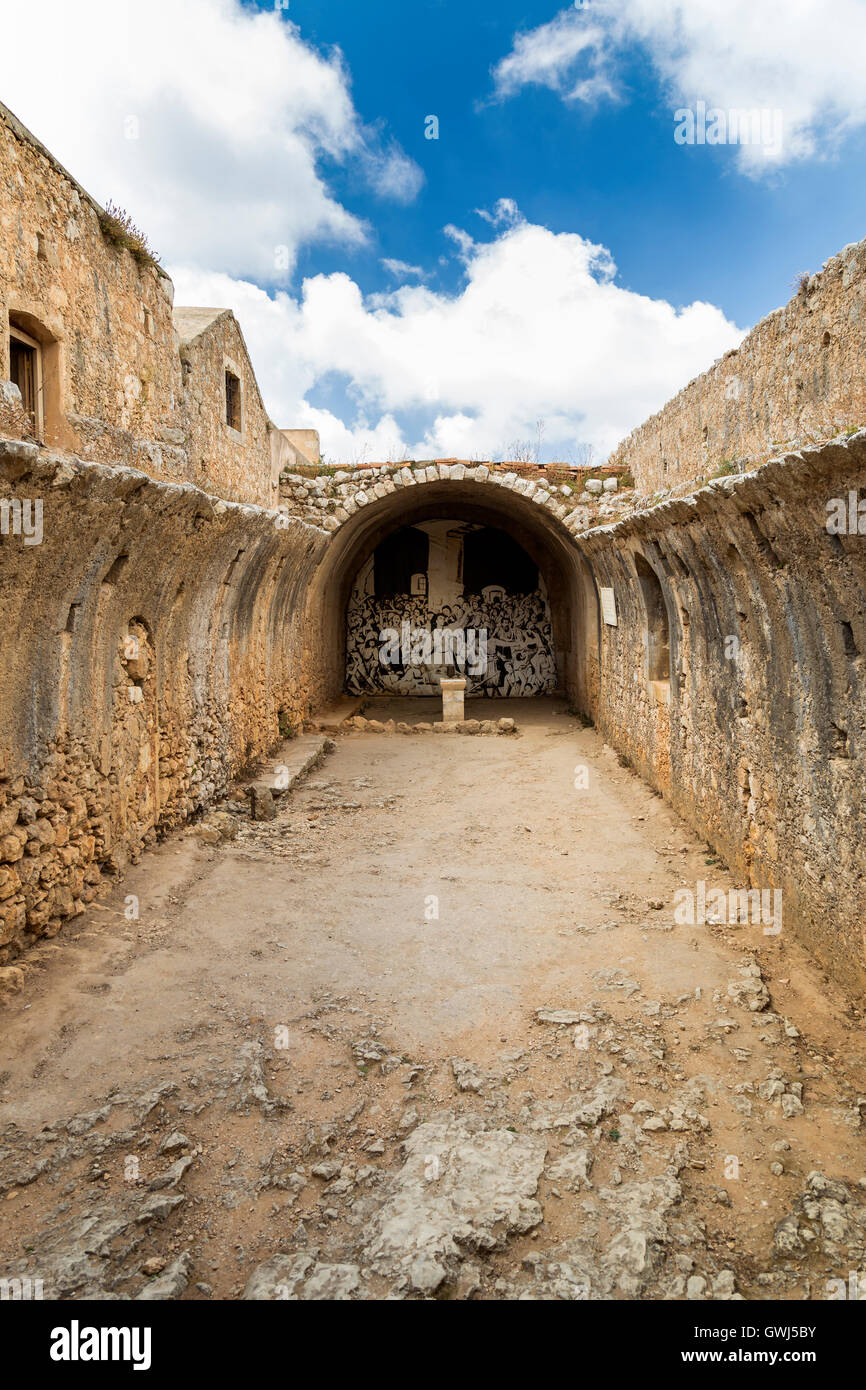Arkadi monastery, Crete Stock Photo - Alamy