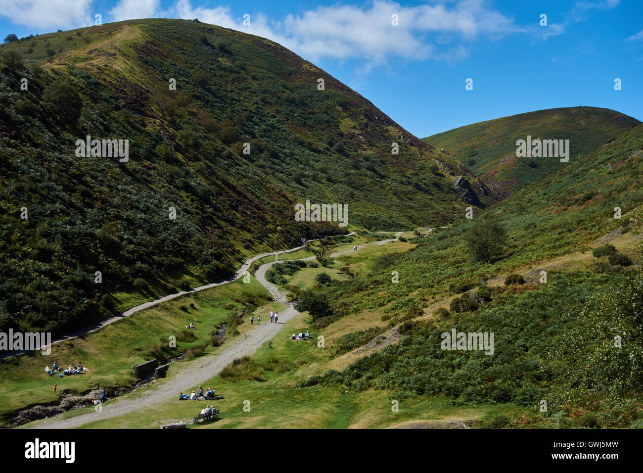 Carding mill valley near church hi-res stock photography and images - Alamy
