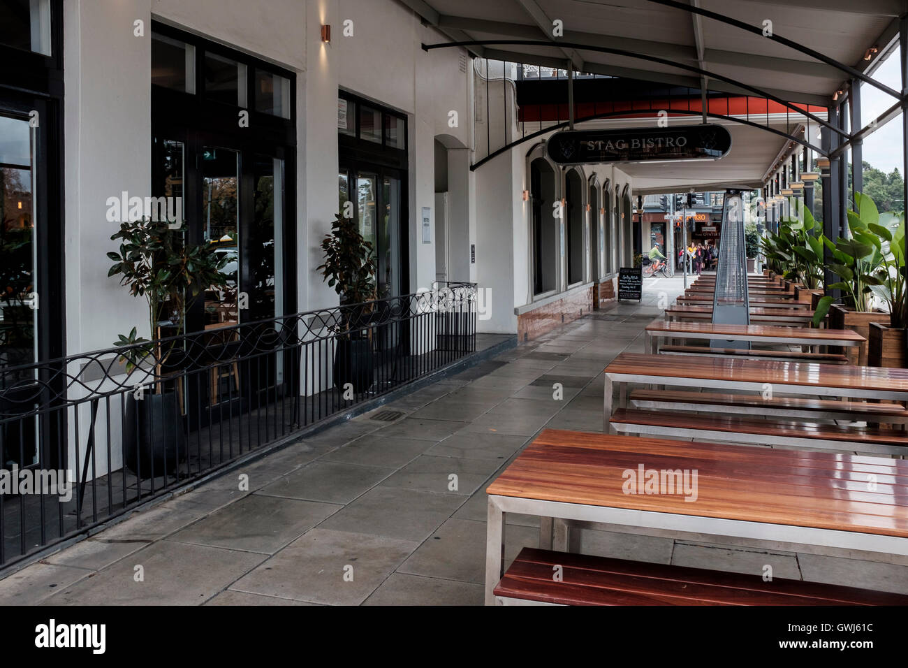 The Stag Hotel in Adelaide's East End entertainment sector Stock Photo ...