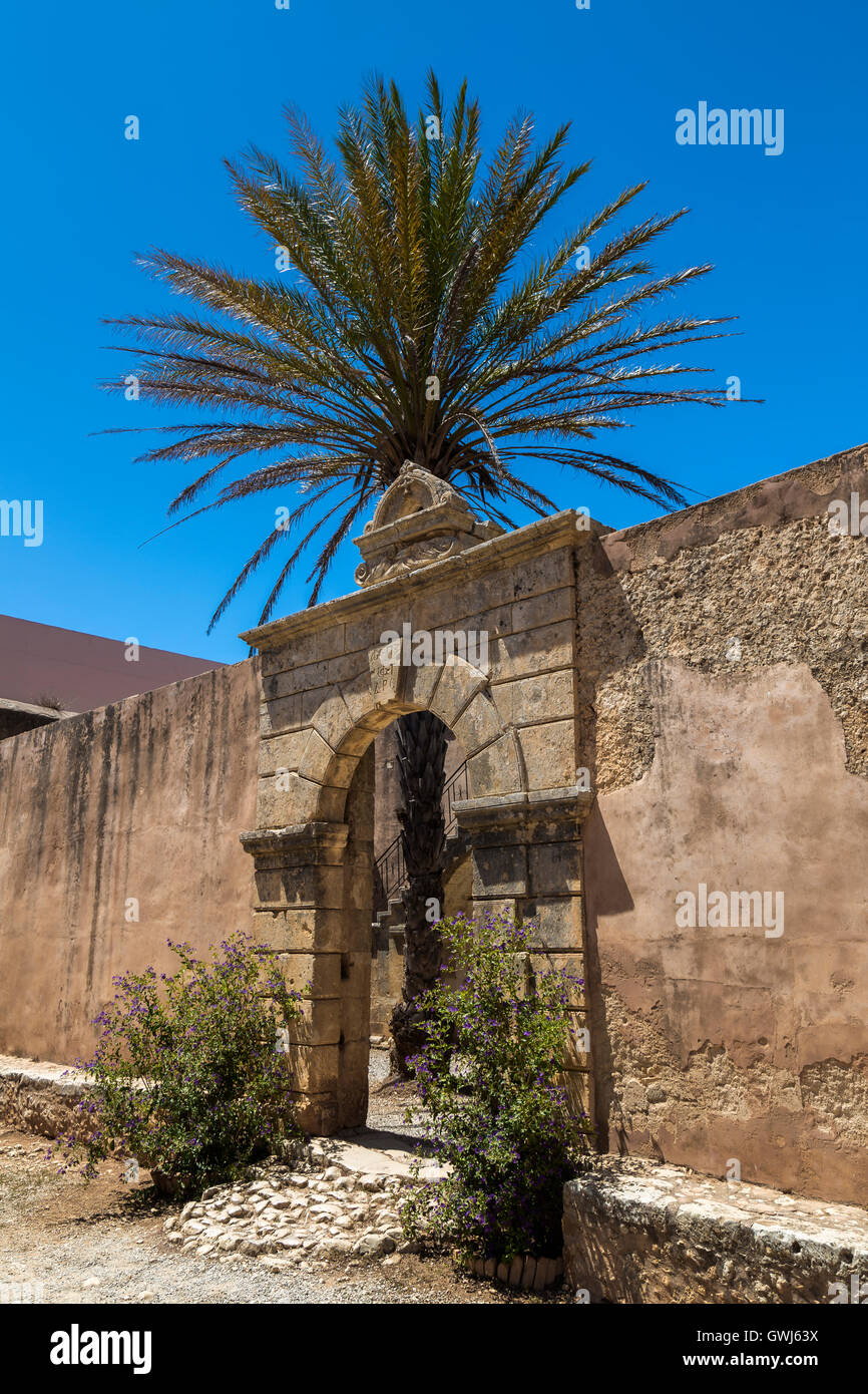 Arkadi monastery, Crete Stock Photo - Alamy