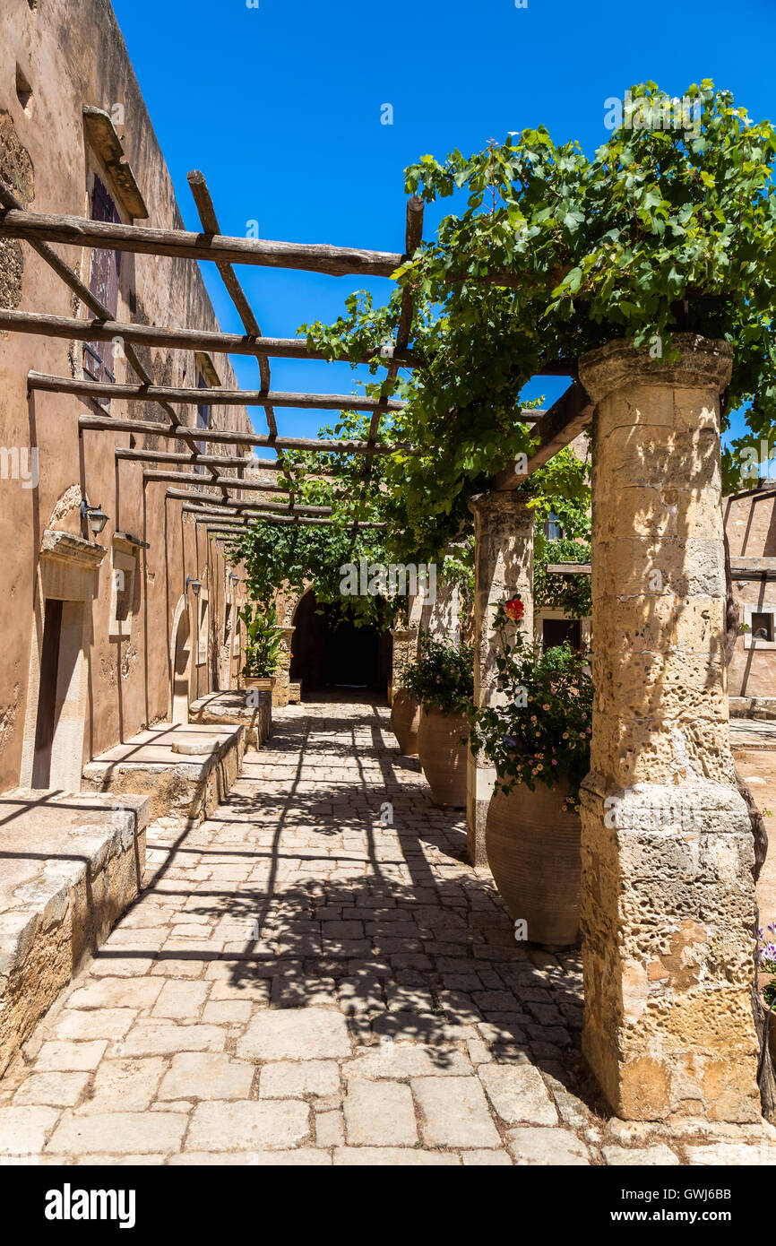 Arkadi monastery, Crete Stock Photo - Alamy