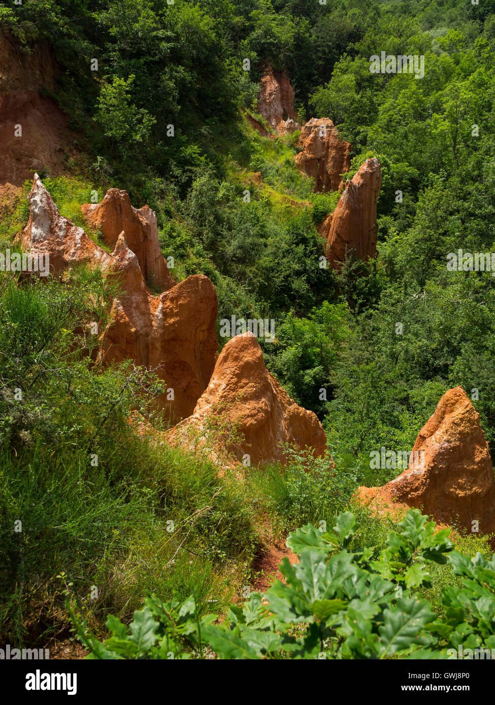 Valley of Saints, rock formations, Boudes, Puy de Dome, Auvergne ...