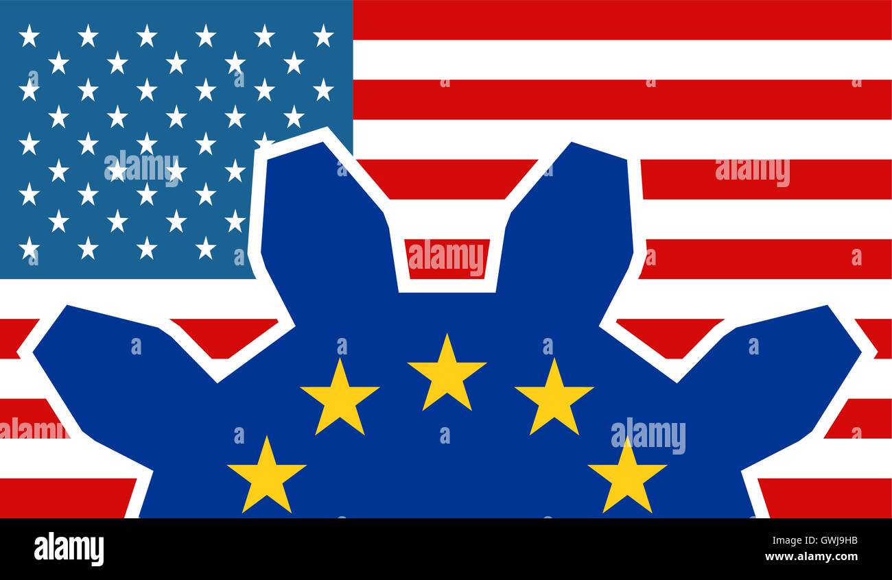 TTIP - Transatlantic Trade and Investment Partnership Stock Vector ...