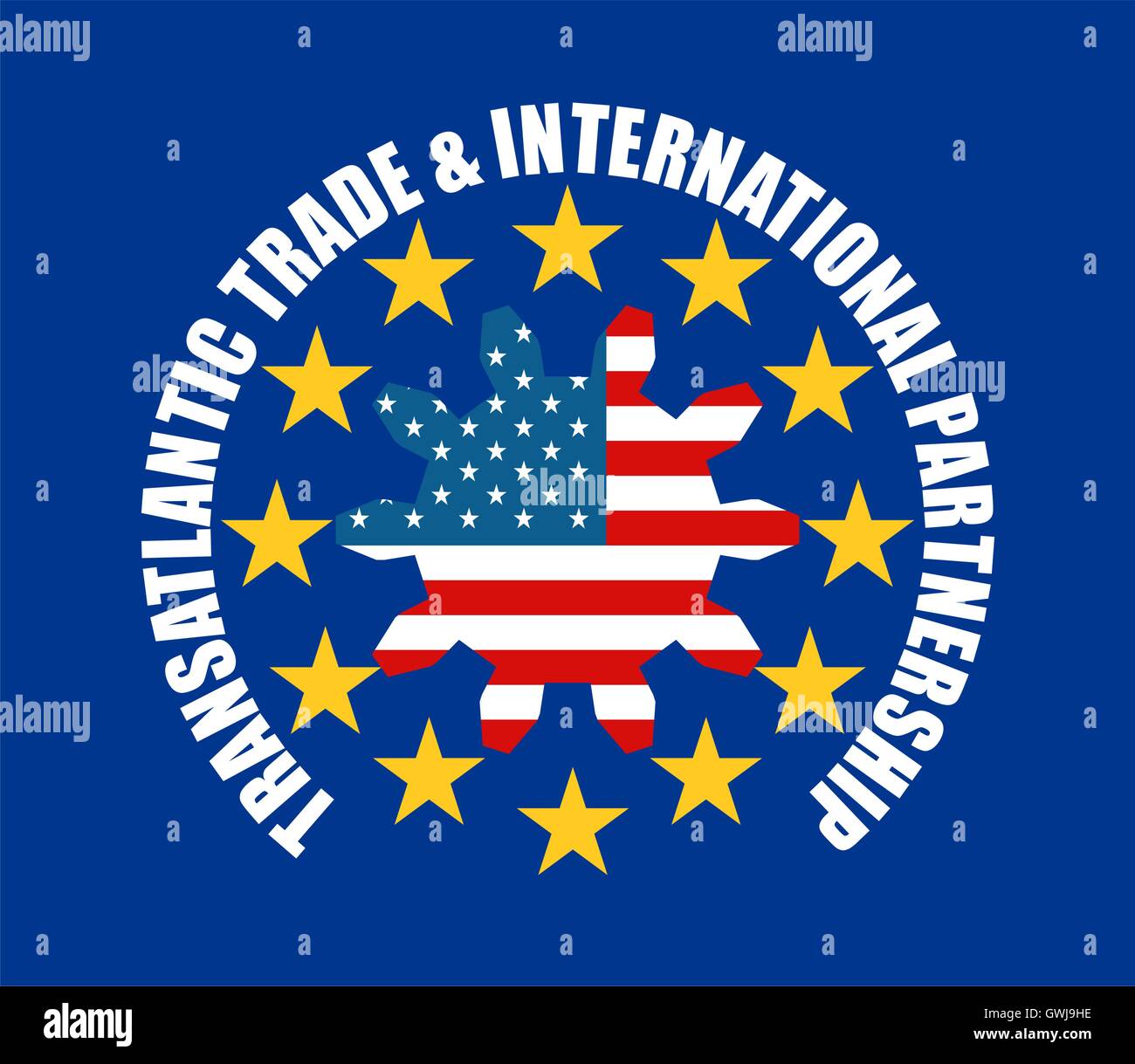 TTIP - Transatlantic Trade and Investment Partnership Stock Vector ...