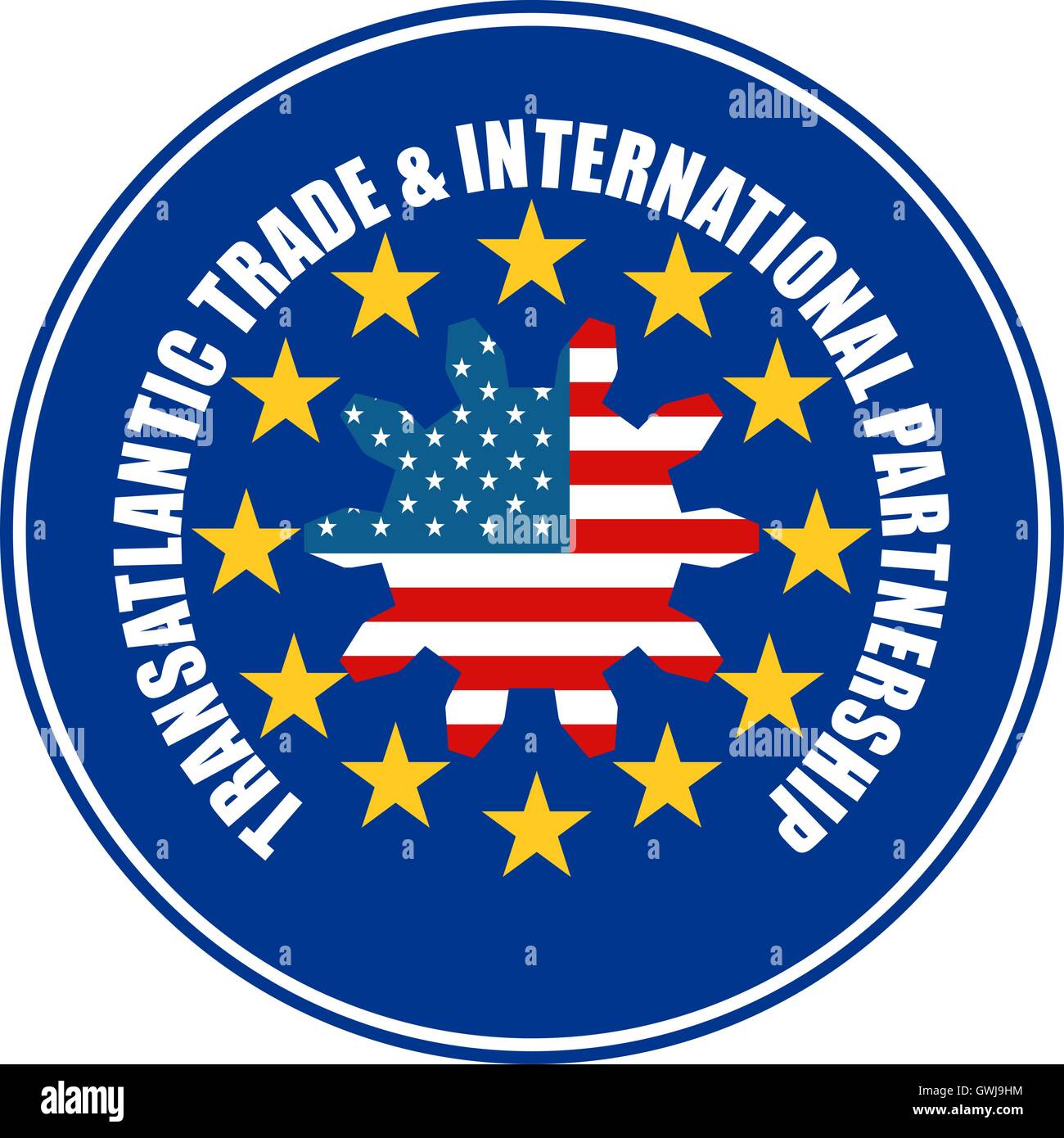 TTIP - Transatlantic Trade and Investment Partnership Stock Vector ...