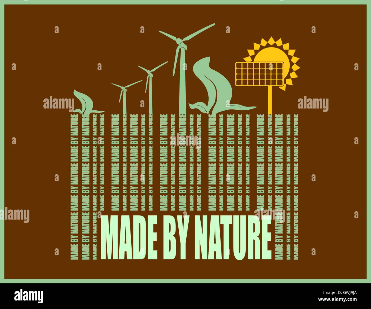 type of renewable energy info graphics background Stock Vector Image ...