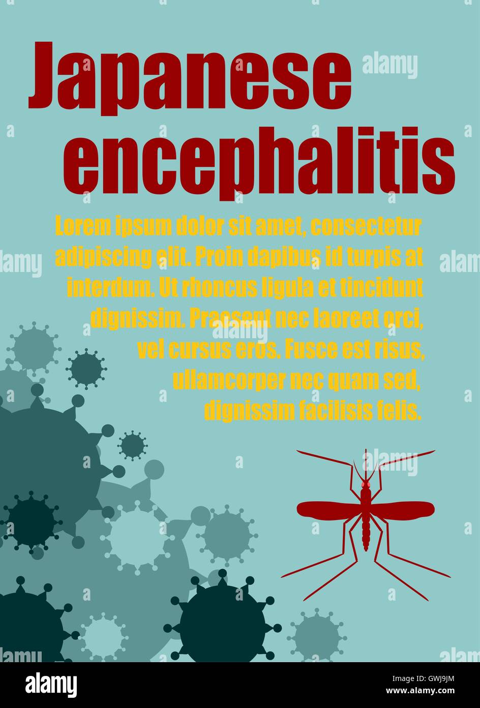 Japanese encephalitis virus Stock Vector Images - Alamy