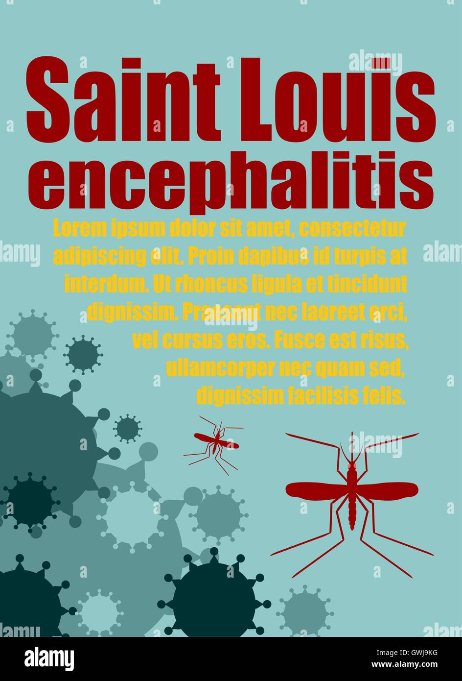 Louis encephalitis Stock Vector Images - Alamy