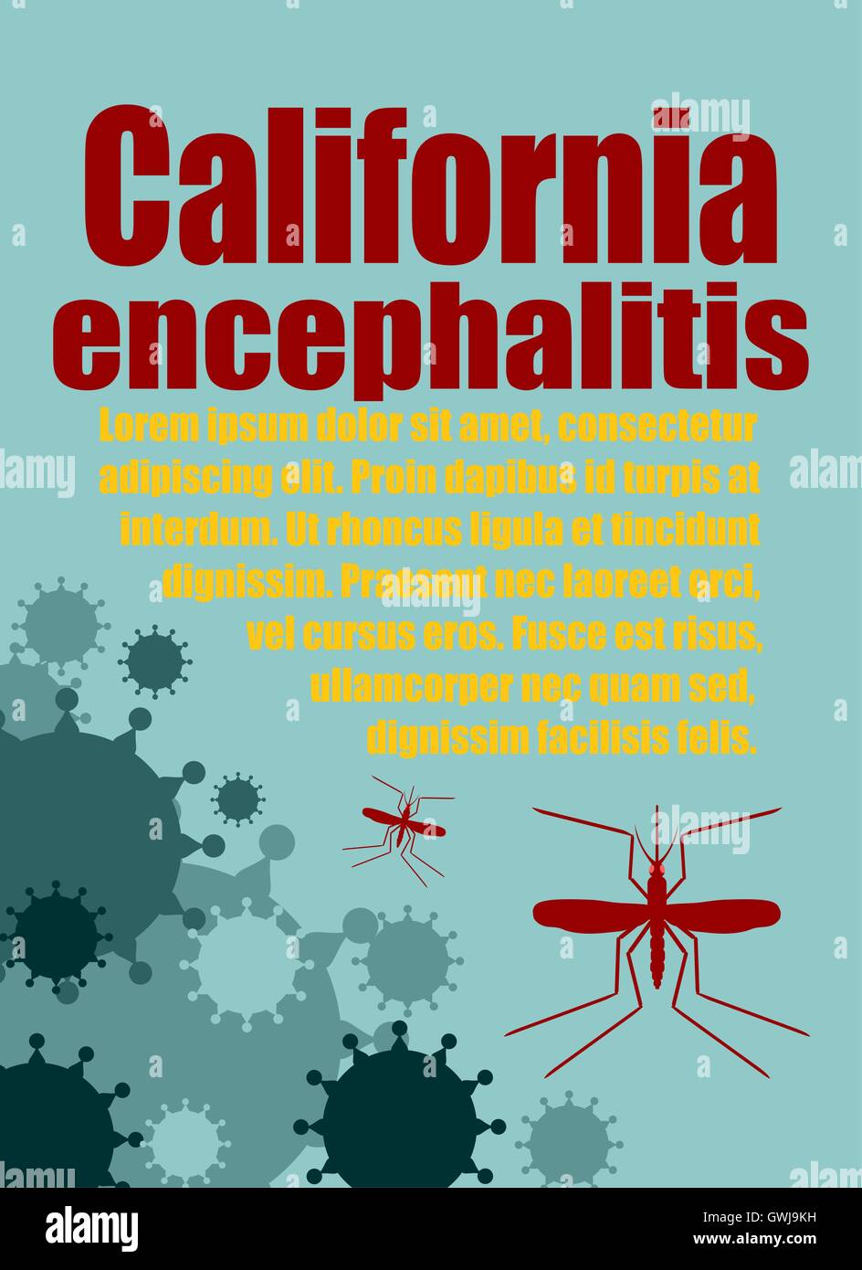 Vector brochure, report or flyer design template. California ...