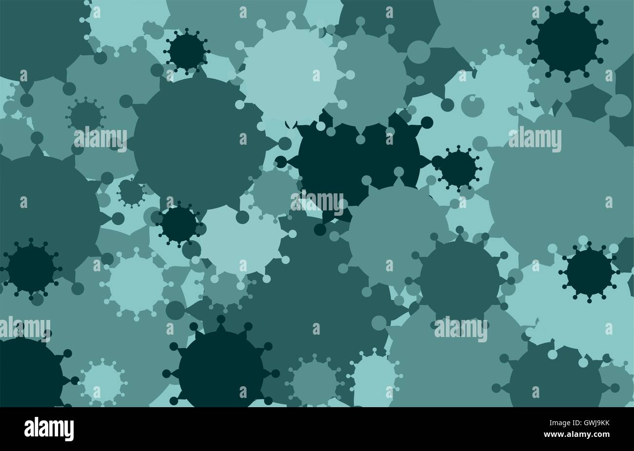 Brochure, report or flyer design background. Virus diseases relative ...