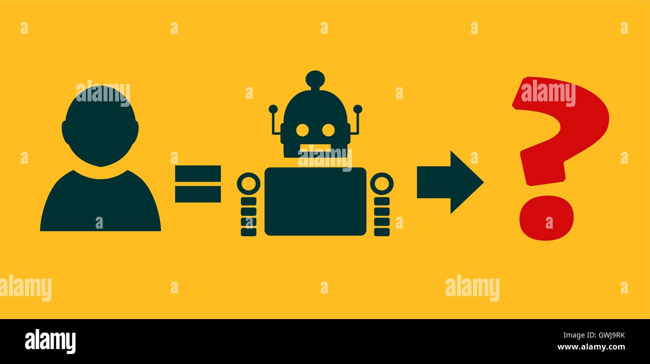 Human to robot evolution Stock Vector Image & Art - Alamy