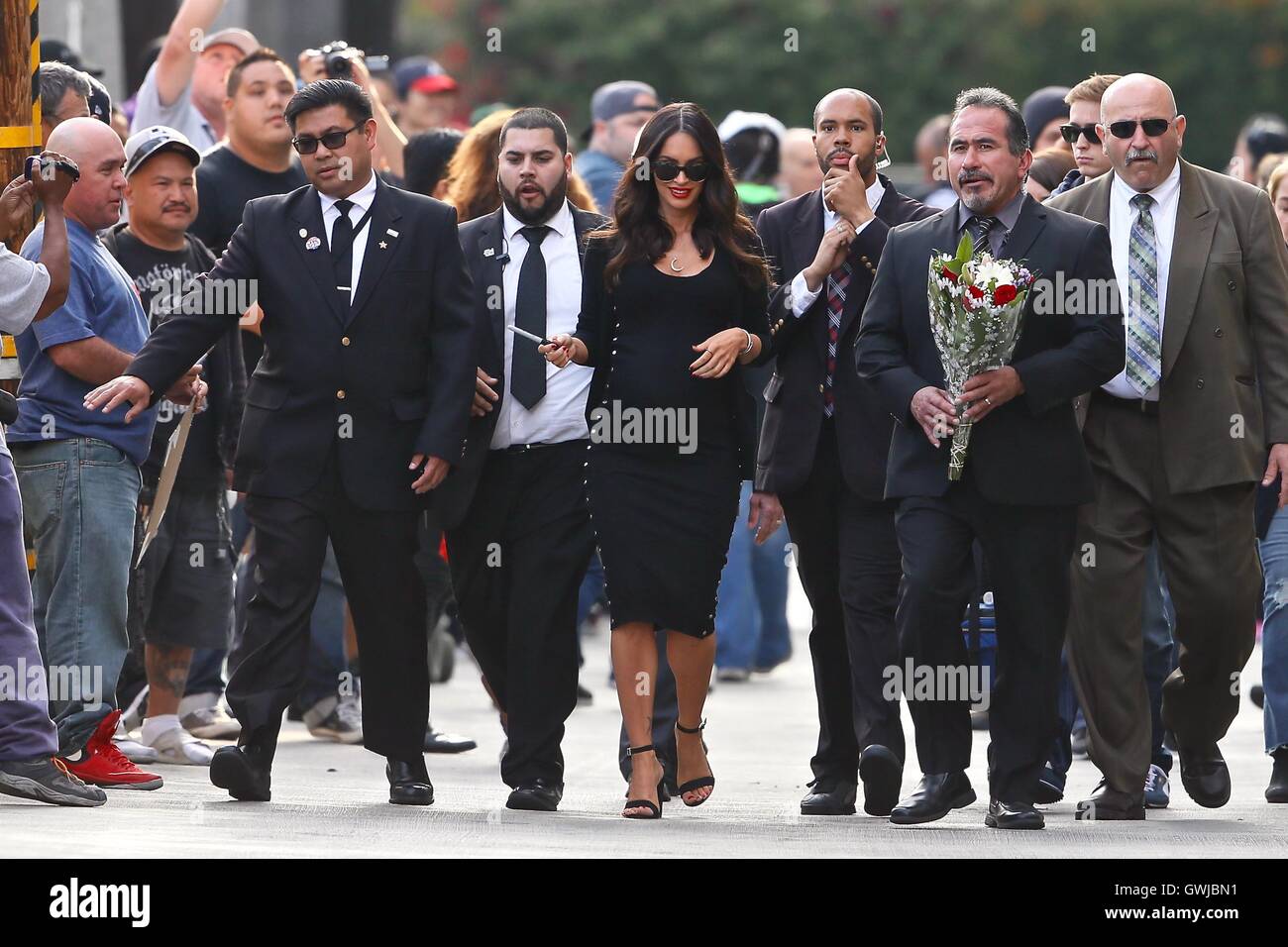 Megan Fox seen leaving the ABC studios after Jimmy Kimmel Live ...