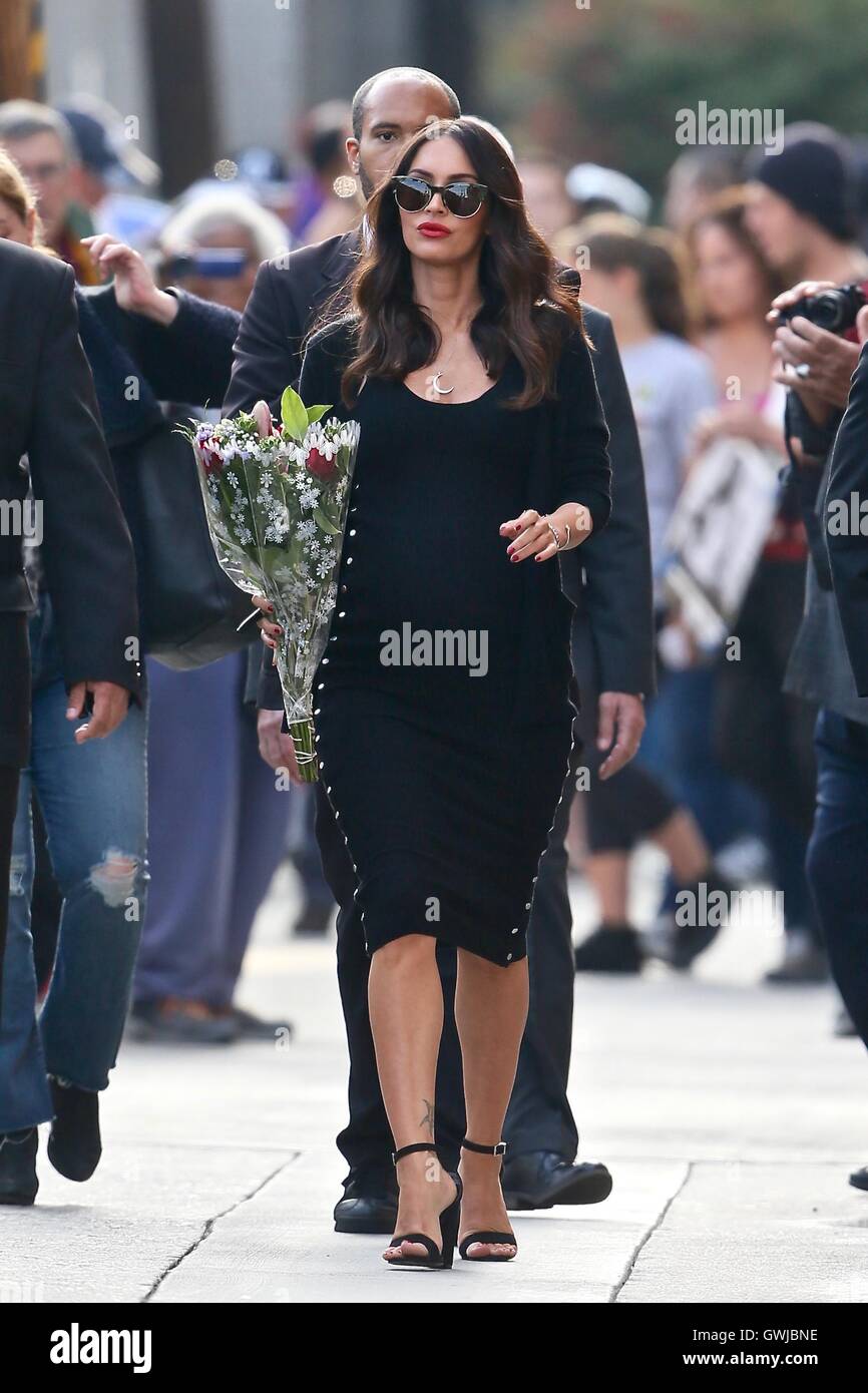 Megan Fox seen leaving the ABC studios after Jimmy Kimmel Live ...
