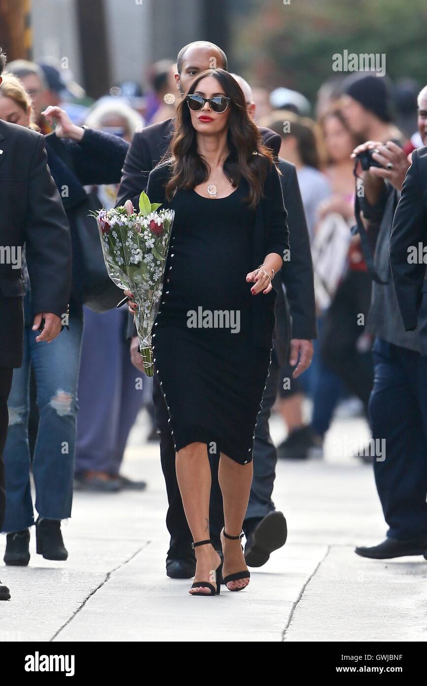 Megan Fox seen leaving the ABC studios after Jimmy Kimmel Live ...
