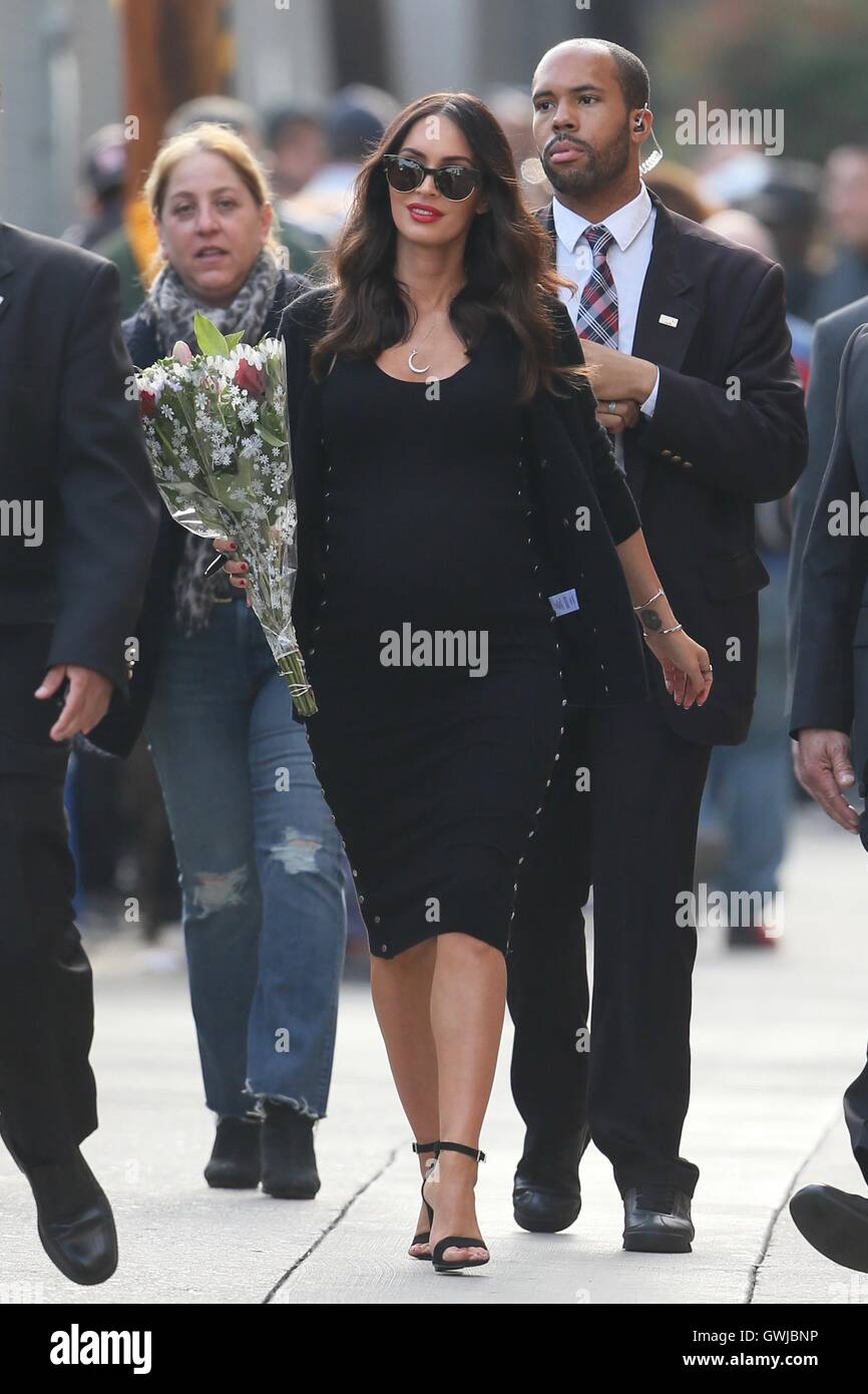 Megan Fox seen leaving the ABC studios after Jimmy Kimmel Live ...