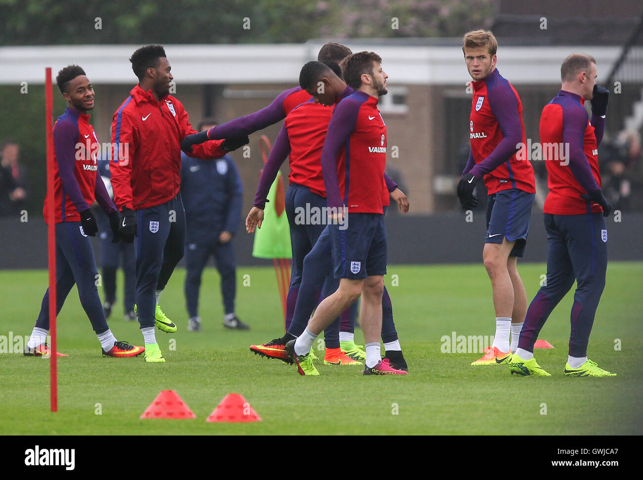England's 23-man European Championship squad train ahead of tomorrow's ...