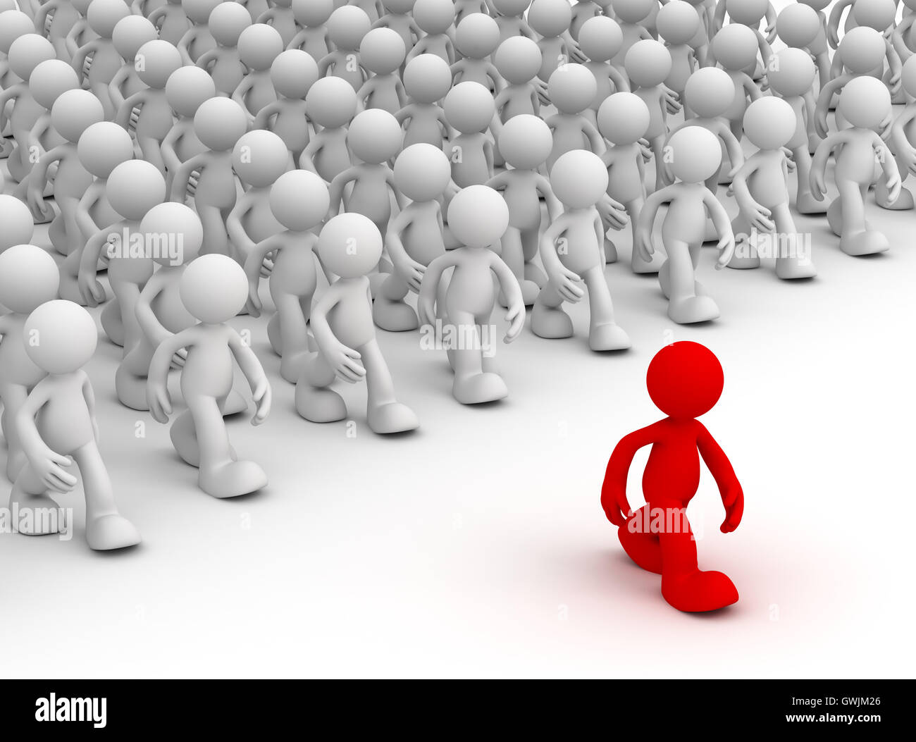 Follow crowd hi-res stock photography and images - Alamy