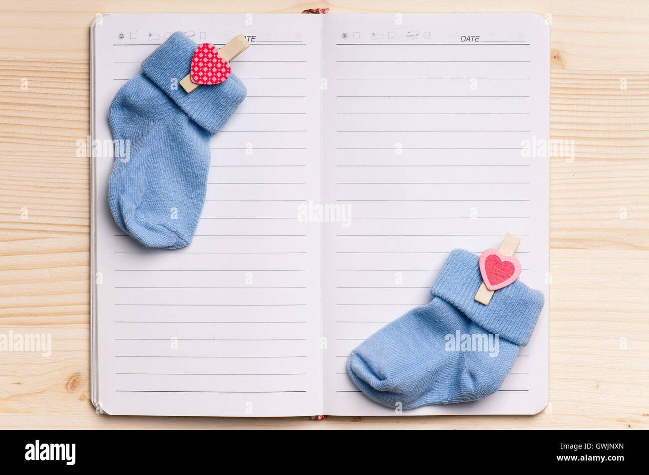 Baby copybook hi-res stock photography and images - Alamy