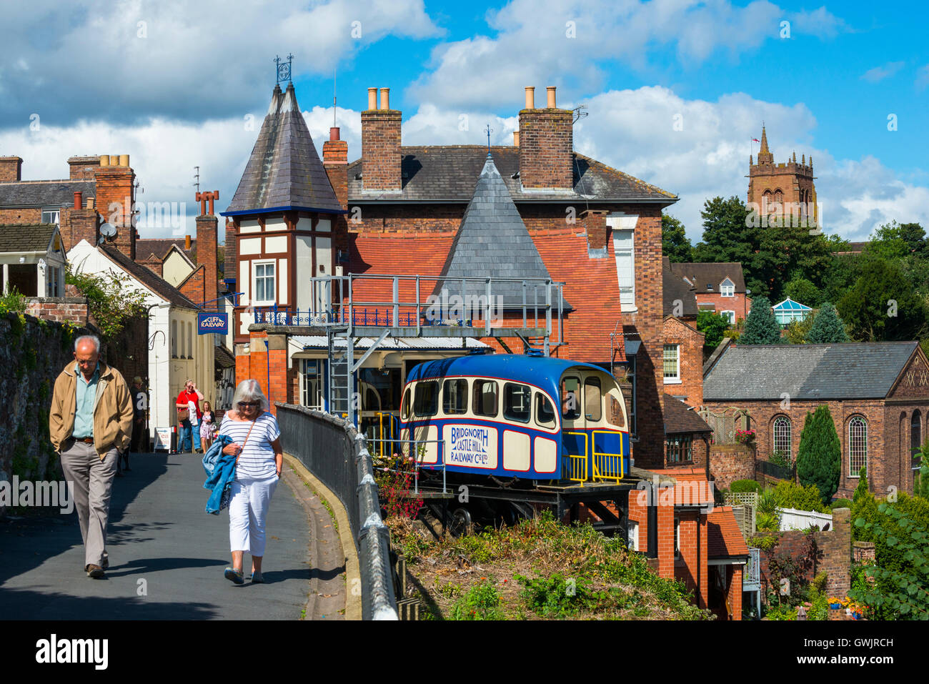 Bridgnorth and cliff railway hi-res stock photography and images - Alamy
