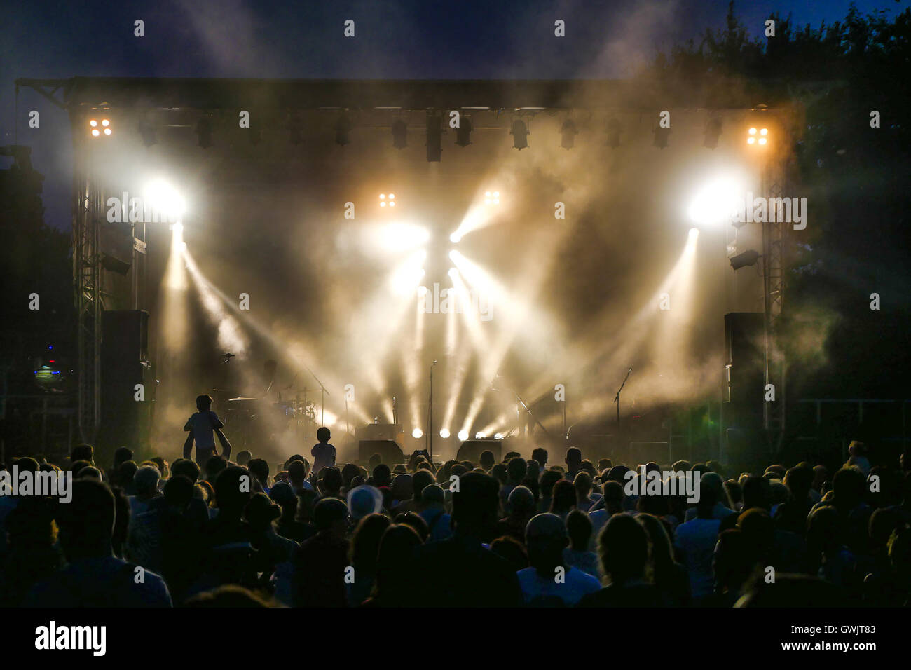 Rock Concert Light Show