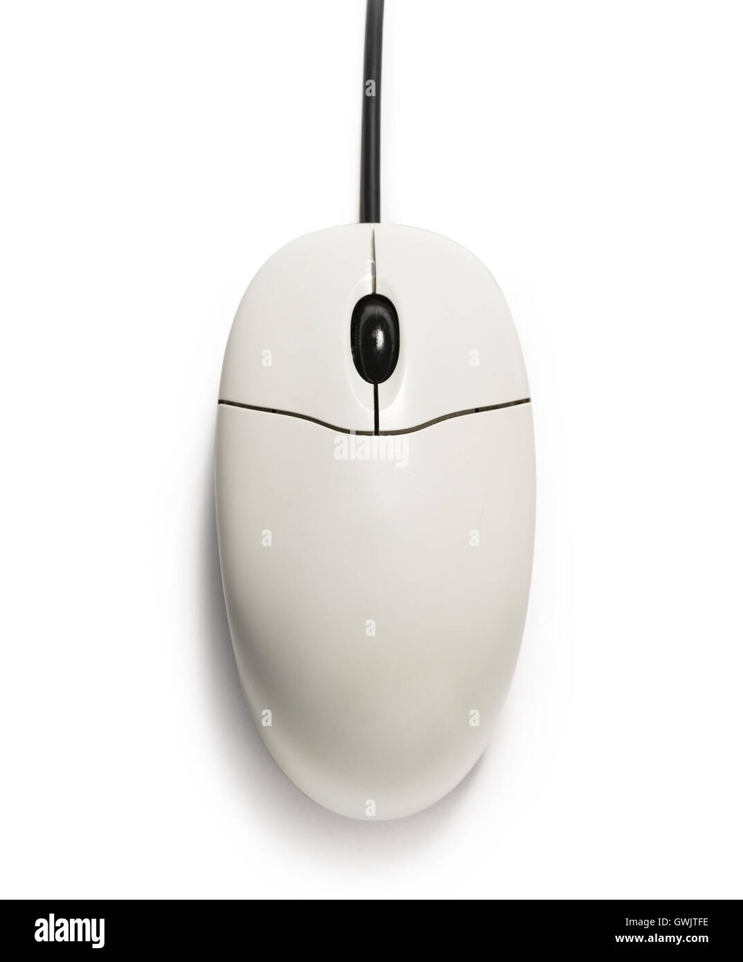 Computer mouse on white background in closeup Stock Photo - Alamy