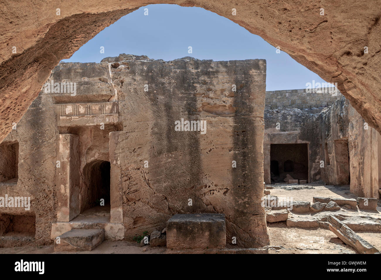 Tombs Of The Kings Cyprus Stock Photo - Alamy