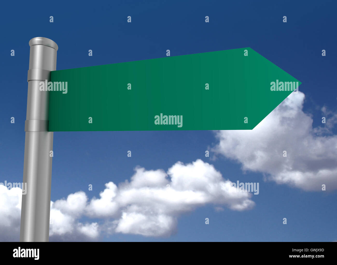 blank road sign 3d illustration Stock Photo - Alamy blank road sign 3d illustration Stock Photo - Alamy
