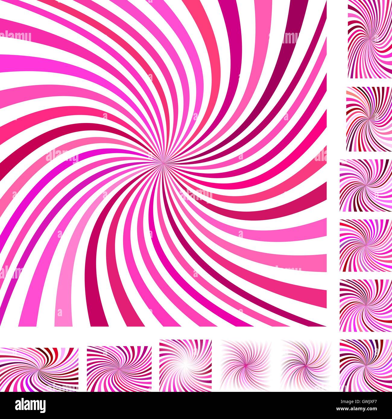 Colorful spiral background set Stock Vector Image & Art - Alamy