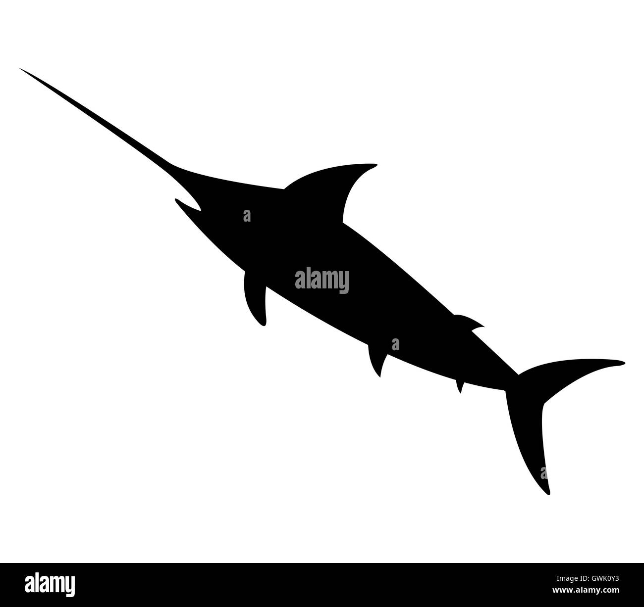 Swordfish Silhouette