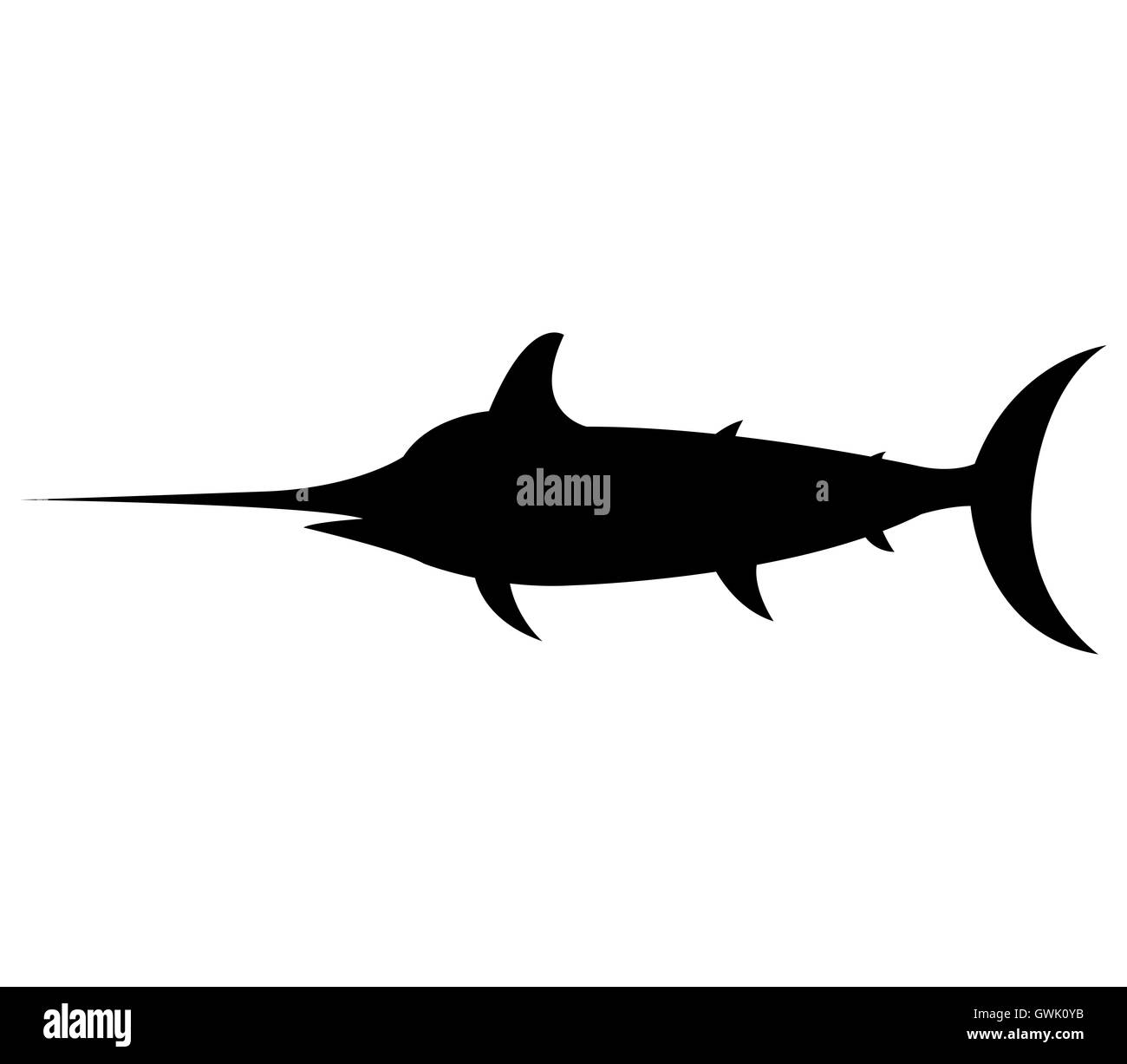 Swordfish Silhouette