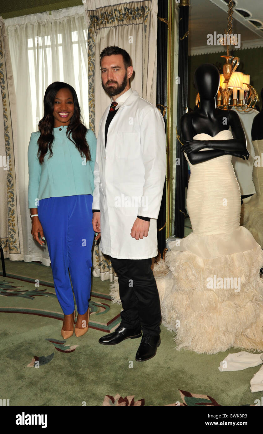 Designer Lee Paton launches his new collection at the Dorchester Hotel ...