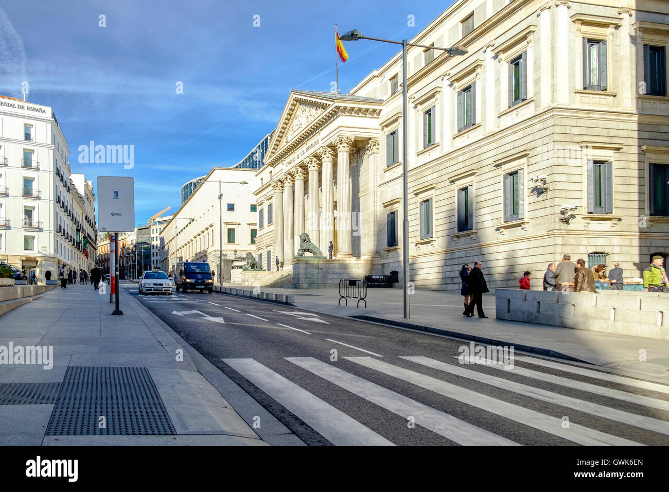 City center of Madrid, Spain Stock Photo - Alamy