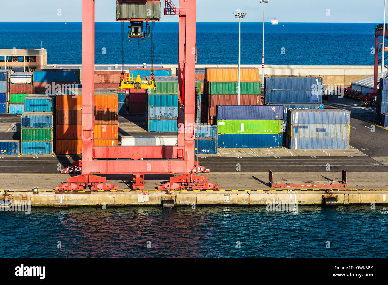 Steel stairs cargo container hi-res stock photography and images - Alamy