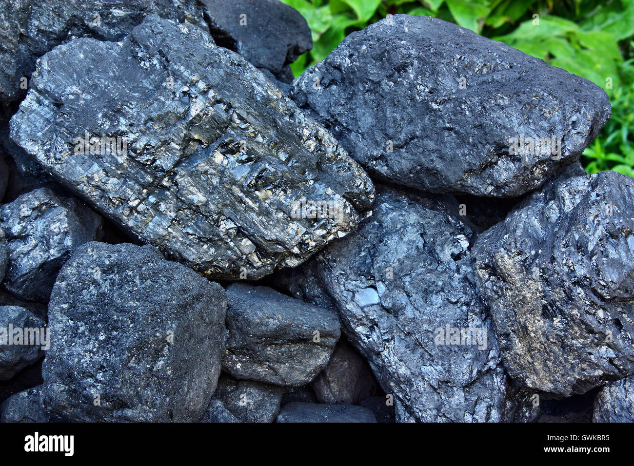 Pile of coal from mining pit Stock Photo - Alamy