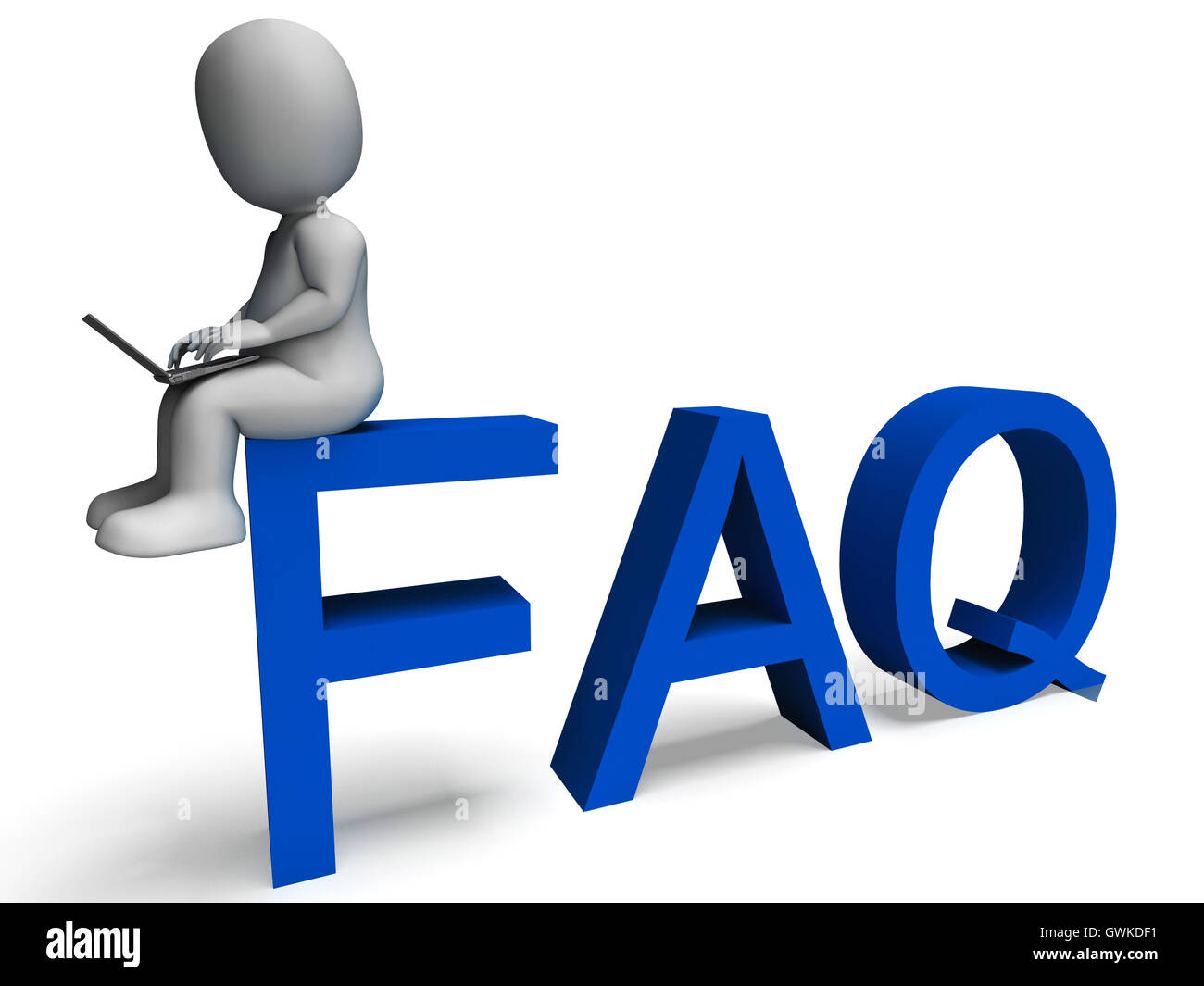 Faq Showing Frequently Asked Questions Stock Photo - Alamy
