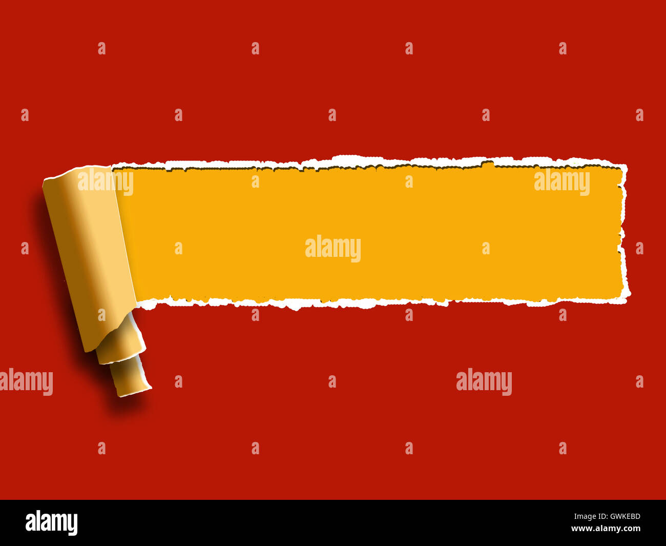 Torn Ripped Background Shows Blank Copyspace Rip Paper Stock Photo - Alamy