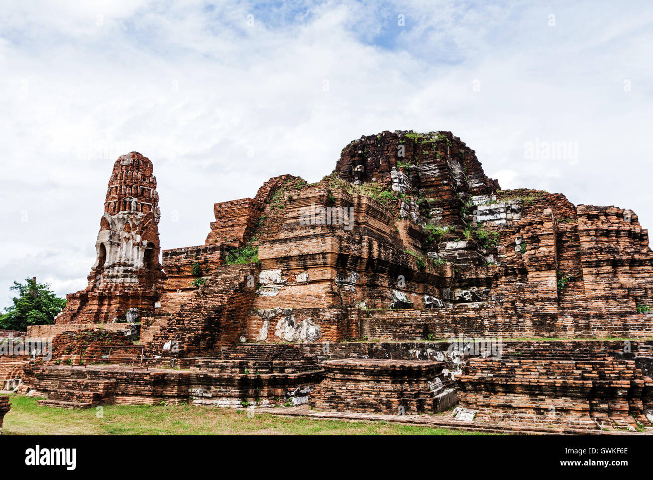 Old siam temple of Ayutthaya Stock Photo - Alamy