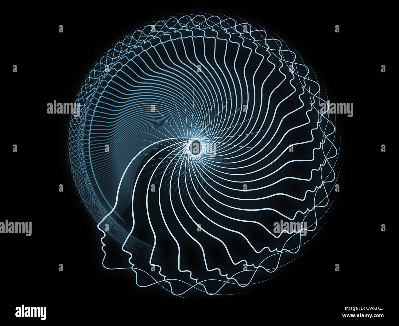 Evolving Soul Geometry Stock Photo - Alamy