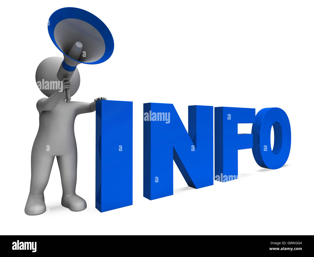 Info Announcement Shows Information Inform And Faq Stock Photo - Alamy