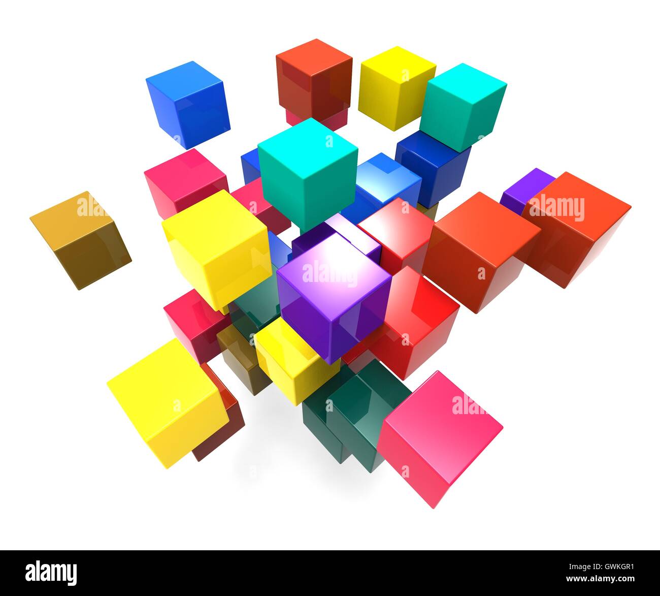 3d puzzle blocks hi-res stock photography and images - Alamy